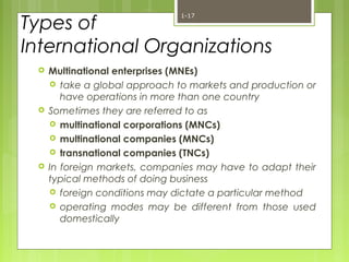 Globalization and international business | PPT