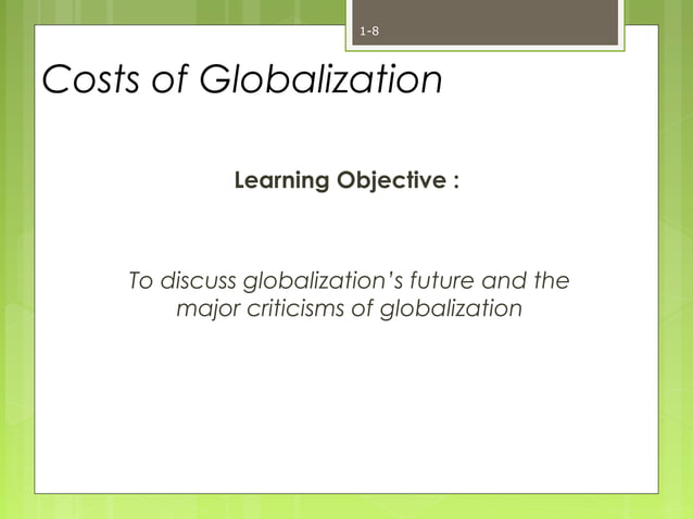 Globalization and international business | PPT | Large Business | Business