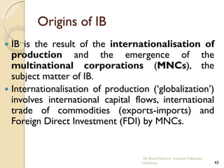 Globalization and international business | PDF