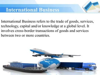 Globalization & International Business | PPT