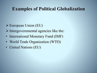 Globalization Examples