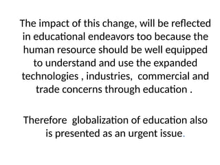 Globalization and its impact on Education.pptx