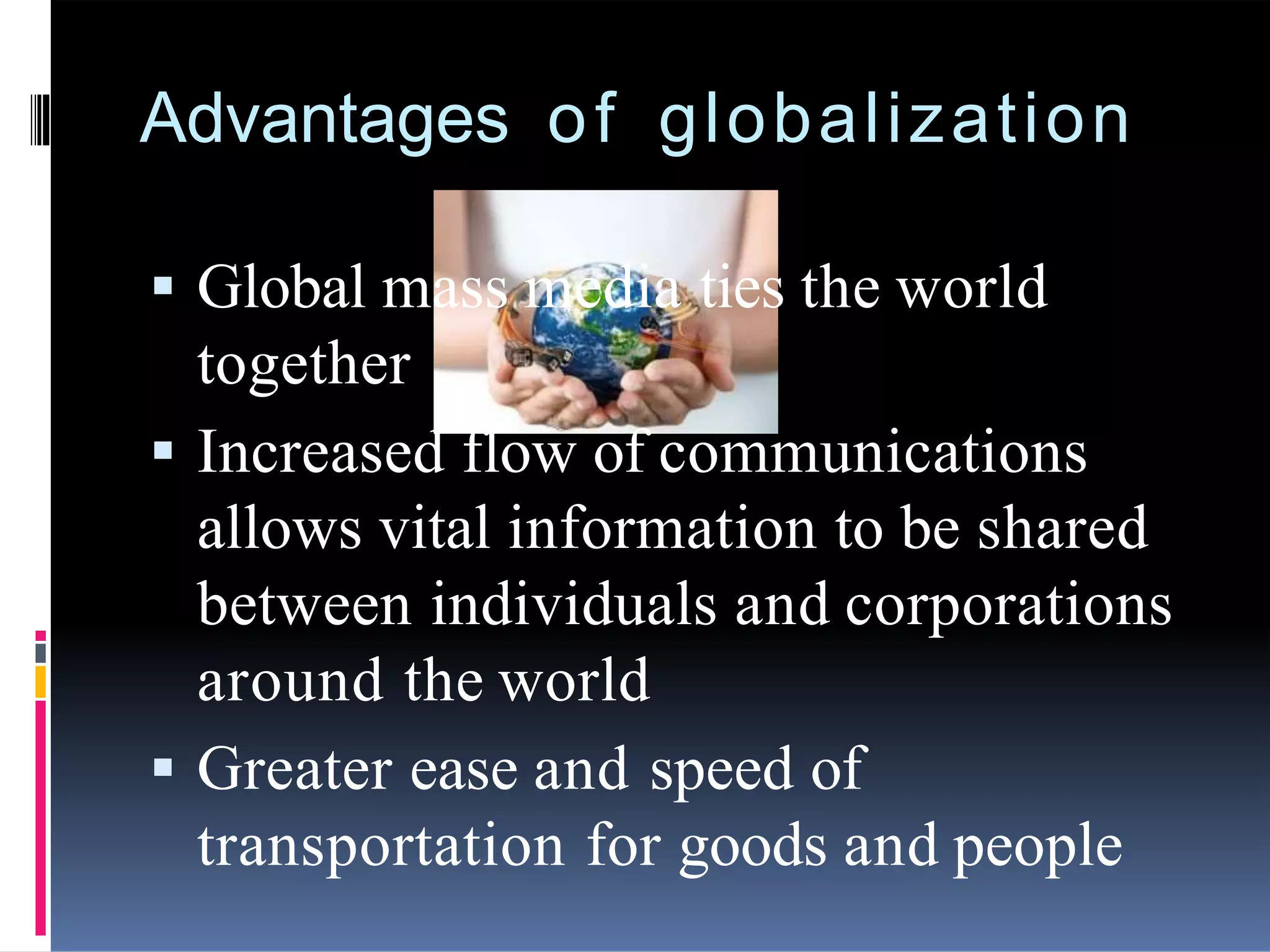 Globalization and its impacts | PPTX