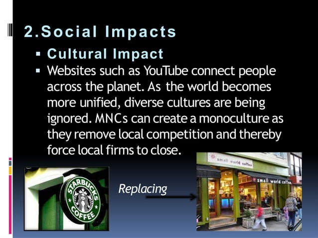 Globalization and its impacts | PPTX