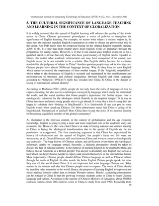 Globalization and language teaching and learning in china | PDF