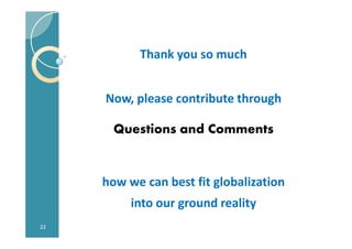 Globalization andLiving_Environment_RpS | PDF | Geography | Science