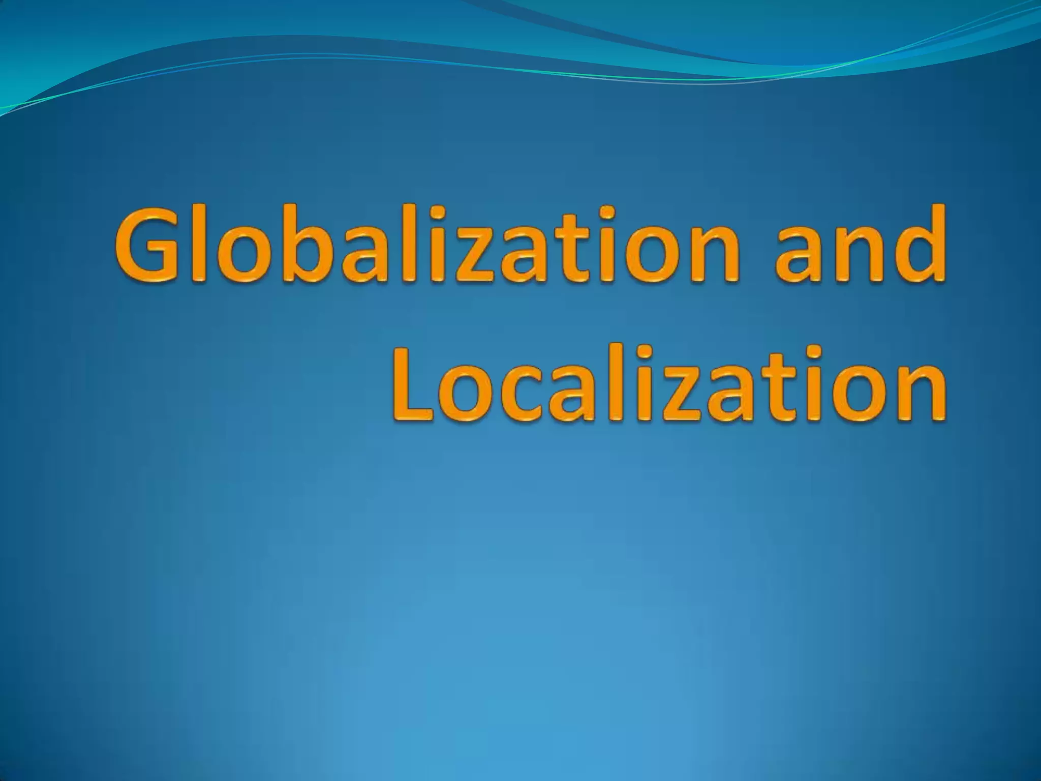 C#: Globalization and localization | PPTX