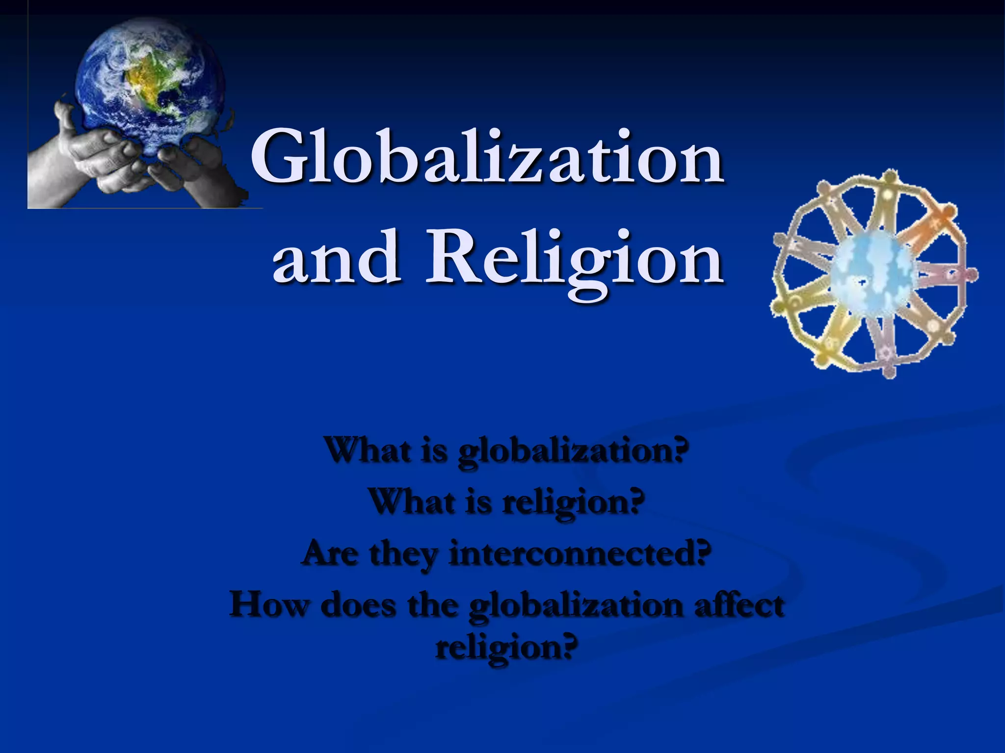 Globalization and religion | PPT