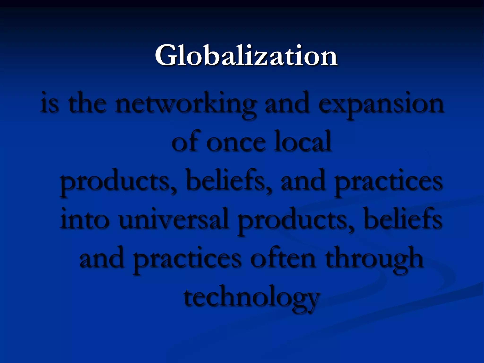 Globalization and religion | PPT