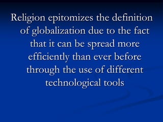 Globalization and religion | PPT