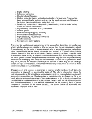 Post Industrial Economy Examples