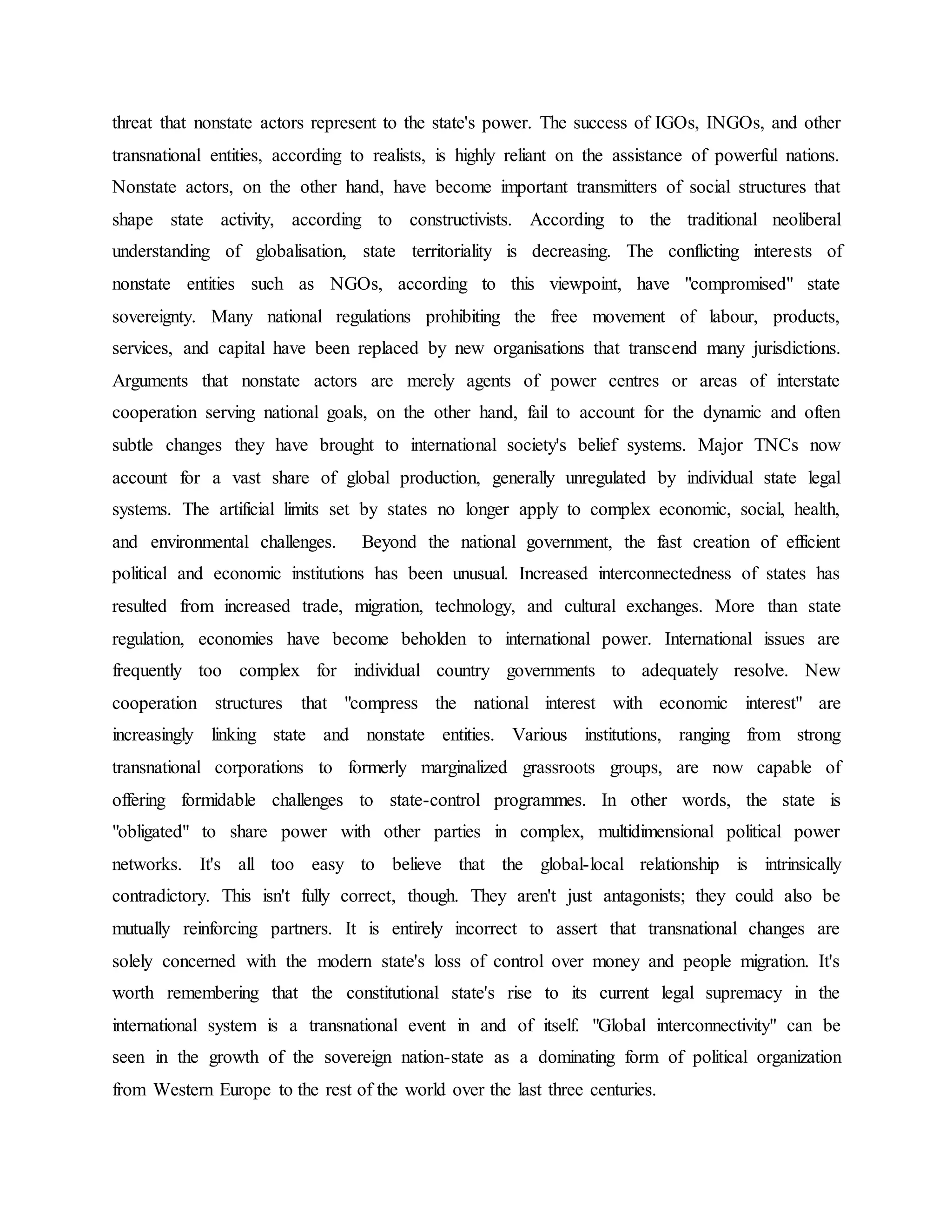 Globalization and the future of the laws of Sovreign States.docx