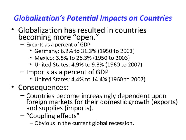 Globalization and the mnc | PPT