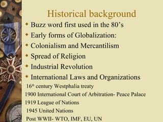 Globalization and the new obscurity | PPT