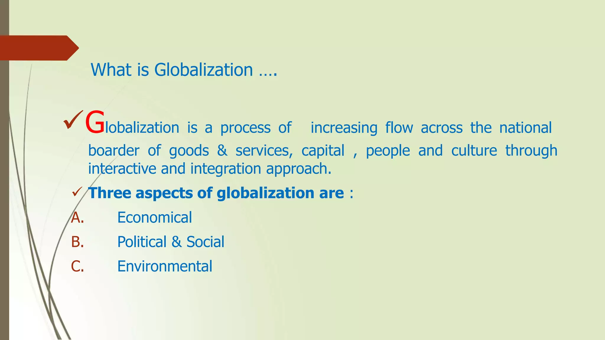 Globalization & Bangladesh : Brief Presentation | PPTX