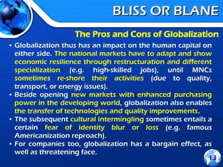 Globalization Bliss or Bane | PDF
