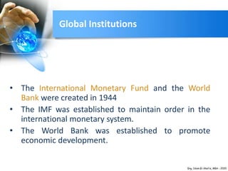 Globalization by Islam El-Shafie | PPT