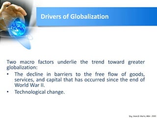 Globalization by Islam El-Shafie | PPTX