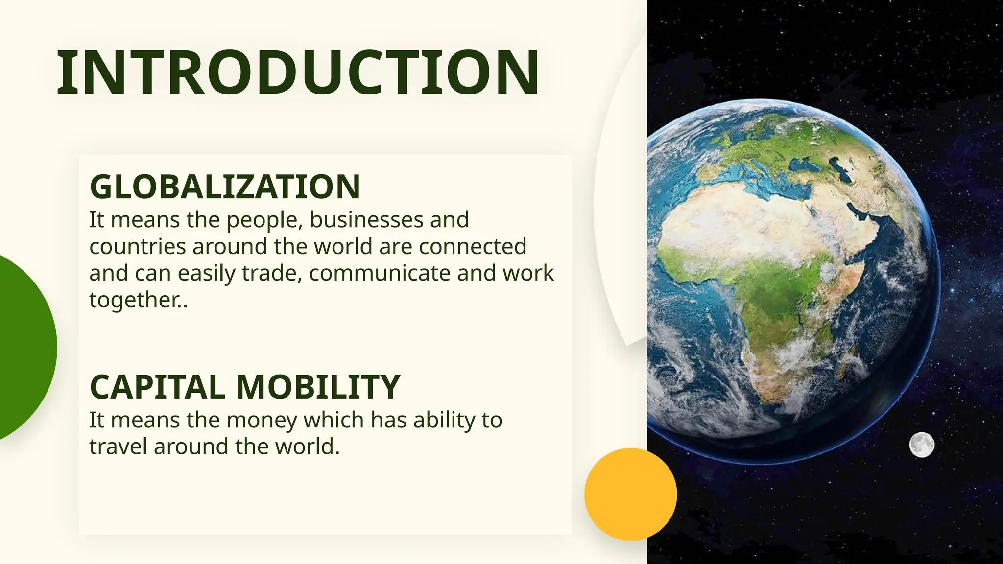 Globalization by Slidesgo.pptx and the mobility of capital | PPTX