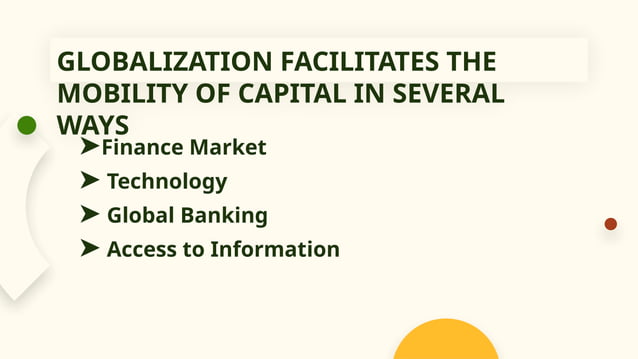 Globalization by Slidesgo.pptx and the mobility of capital | PPT