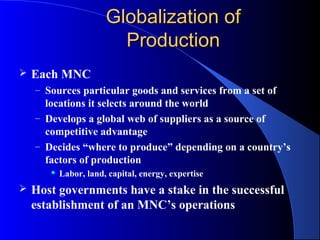 Globalization ch 1 | PPT