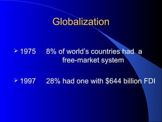 Globalization ch 1 | PPT