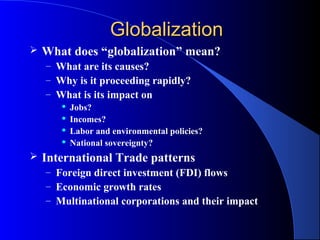 Globalization ch 1 | PPT