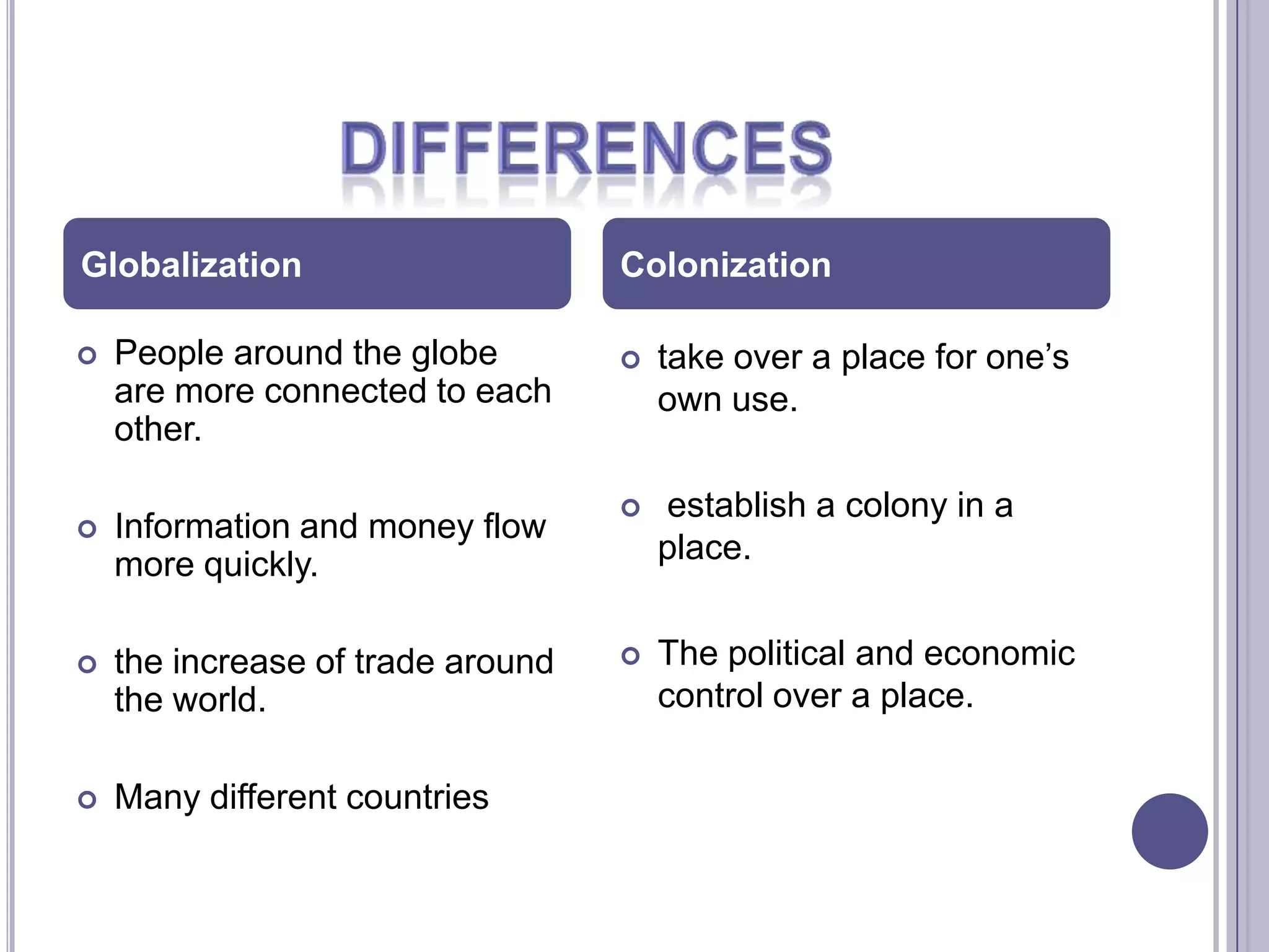 Globalization & Colonization | PPTX