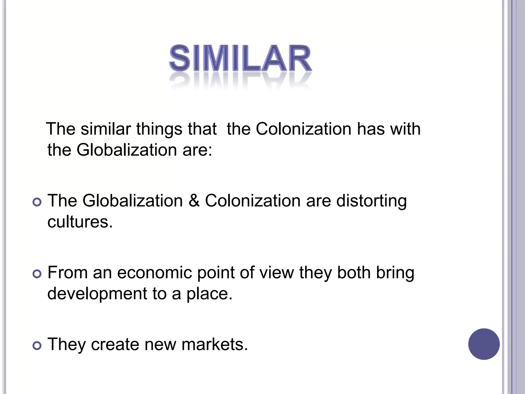 Globalization & Colonization | PPTX