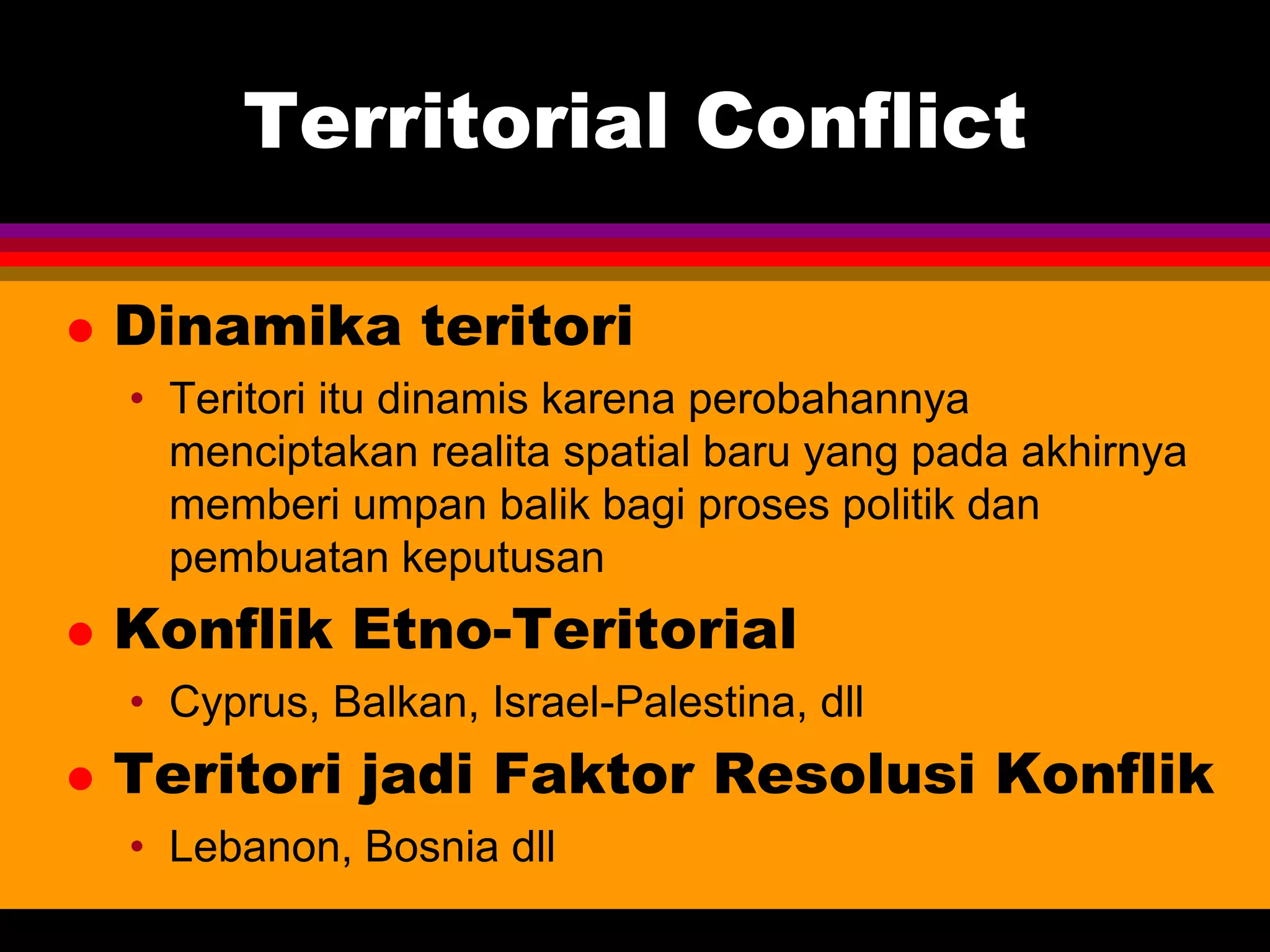 Globalisasi; konflik dan perang | PPT