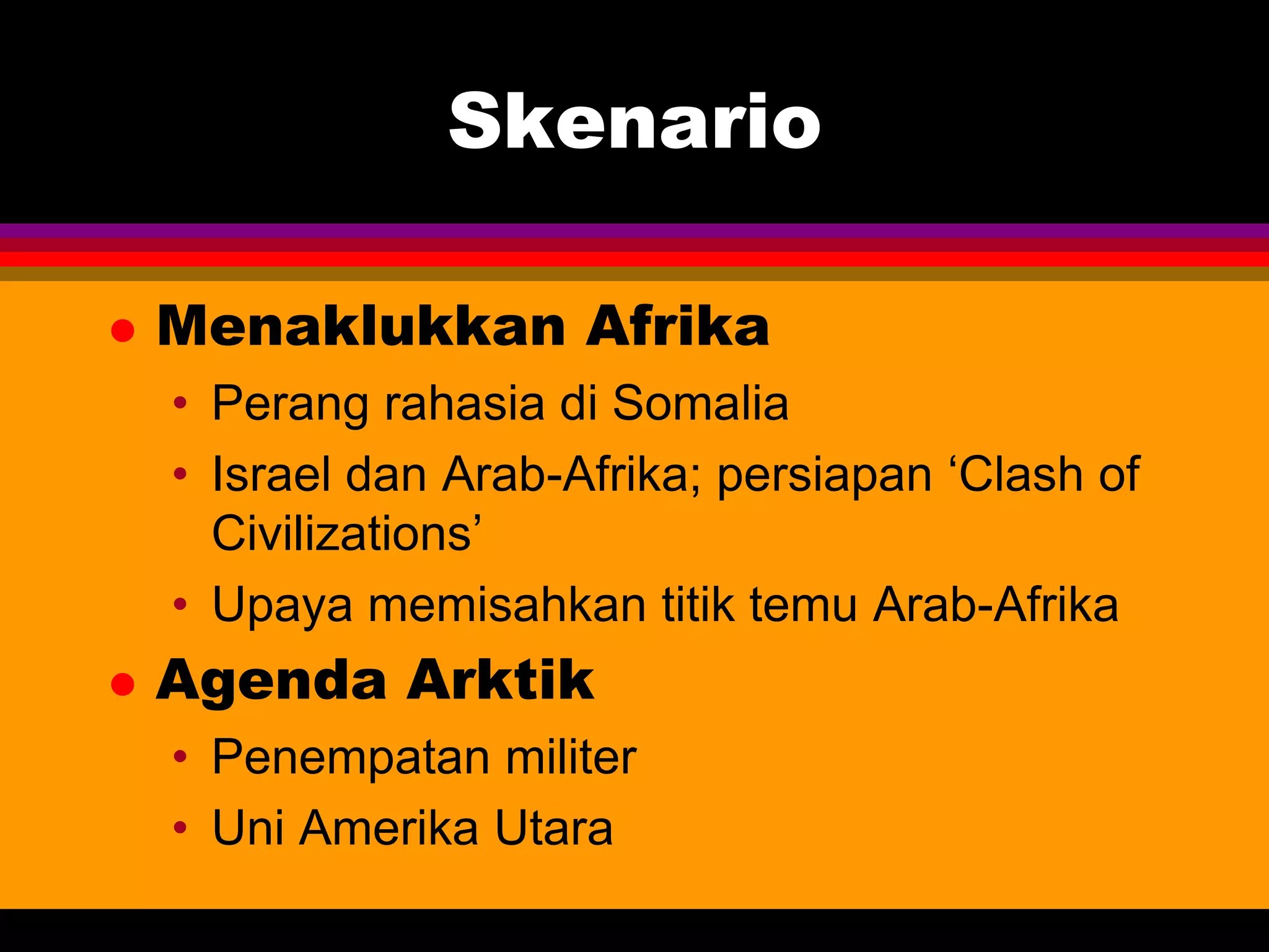 Globalisasi; konflik dan perang | PPT