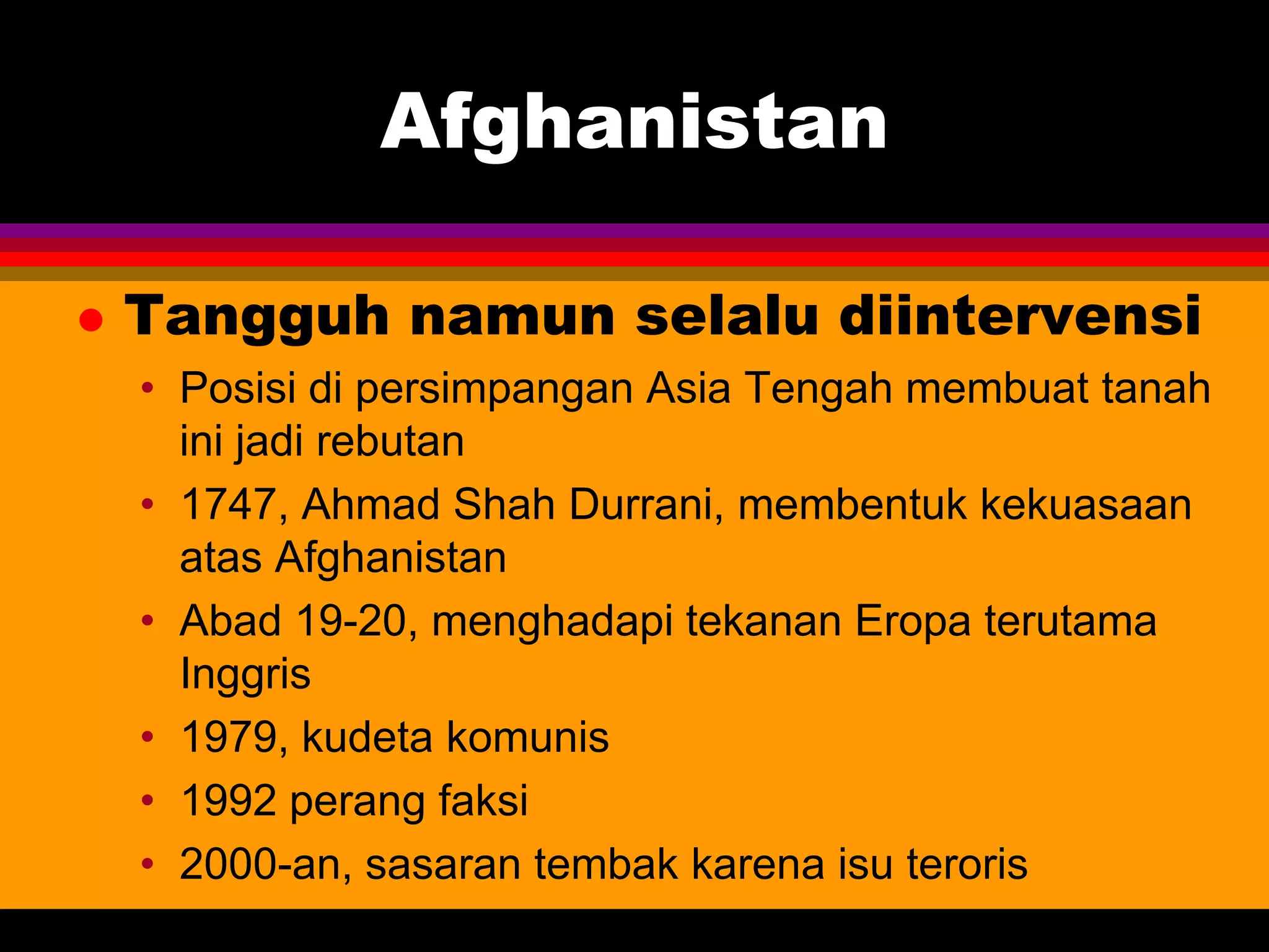 Globalisasi; konflik dan perang | PPT