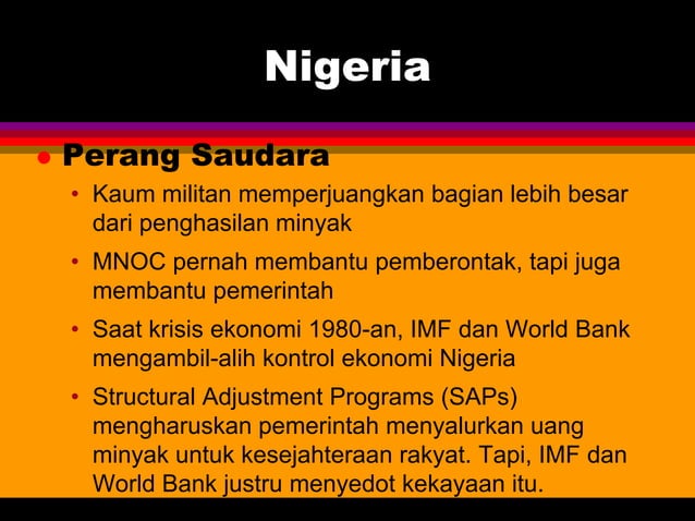 Globalisasi; konflik dan perang | PPT