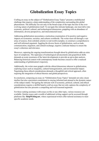 Globalization Essay Topics.pdf