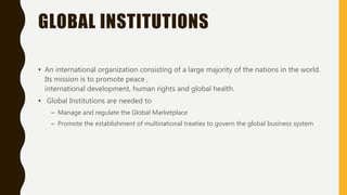 Globalization final ppt | PPTX