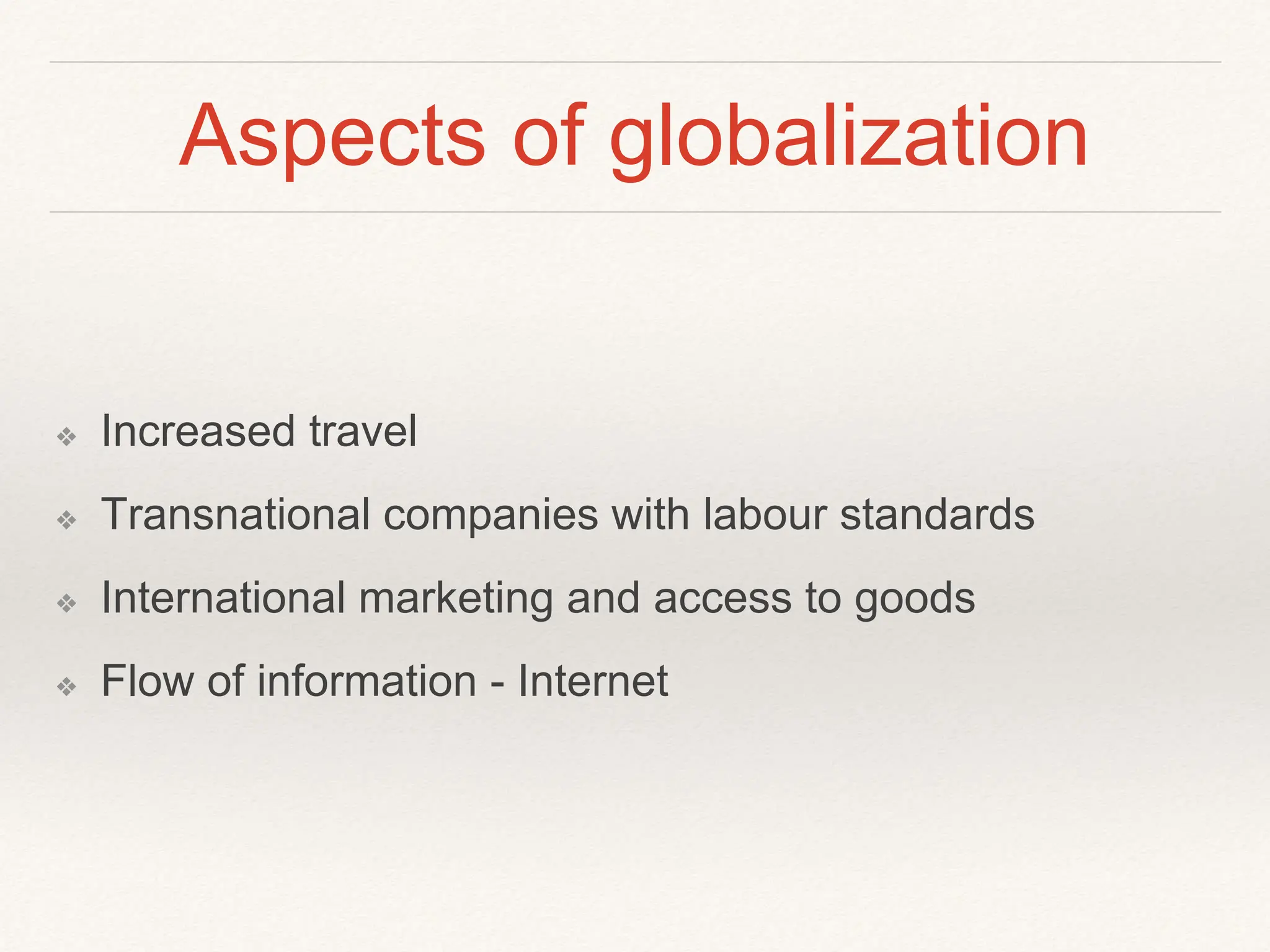 globalization HL introductory ppt for Geography | PPTX