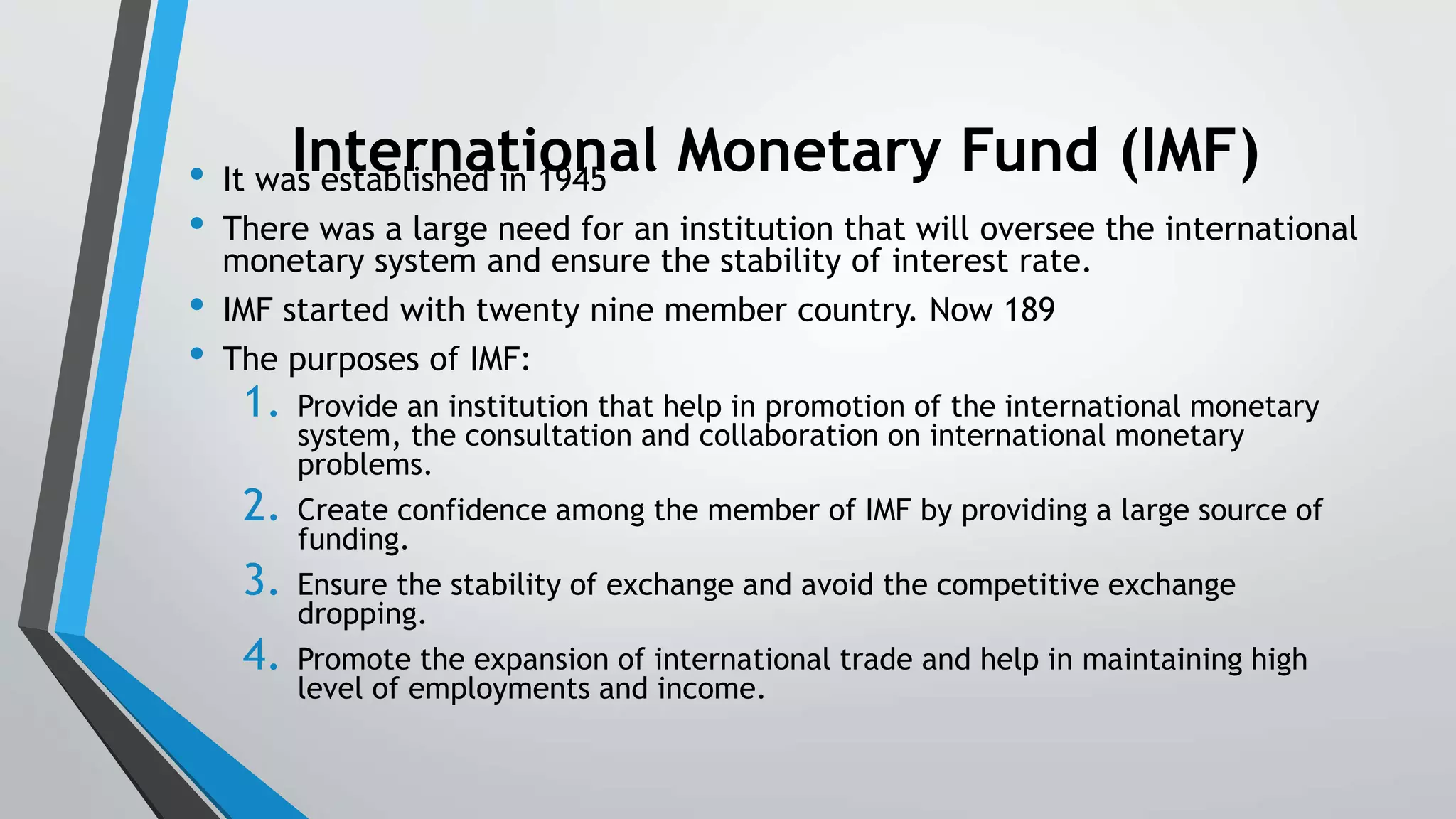 Globalization, IMF AND WORLD BANK | PPTX