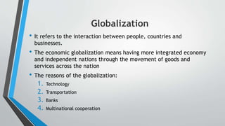 Globalization, IMF AND WORLD BANK | PPTX