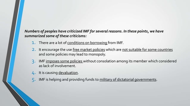 Globalization, IMF AND WORLD BANK | PPTX