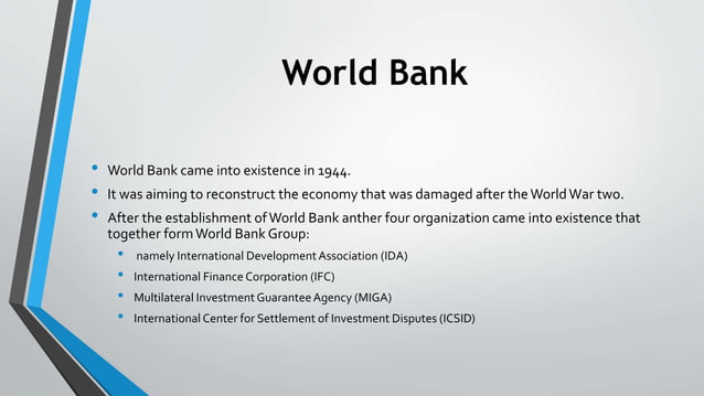 Globalization, IMF AND WORLD BANK | PPTX