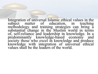 Globalization impact in muslim world dec'09 | PPTX