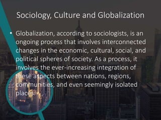 Globalization in different aspects | PPTX | Business | Business and Finance