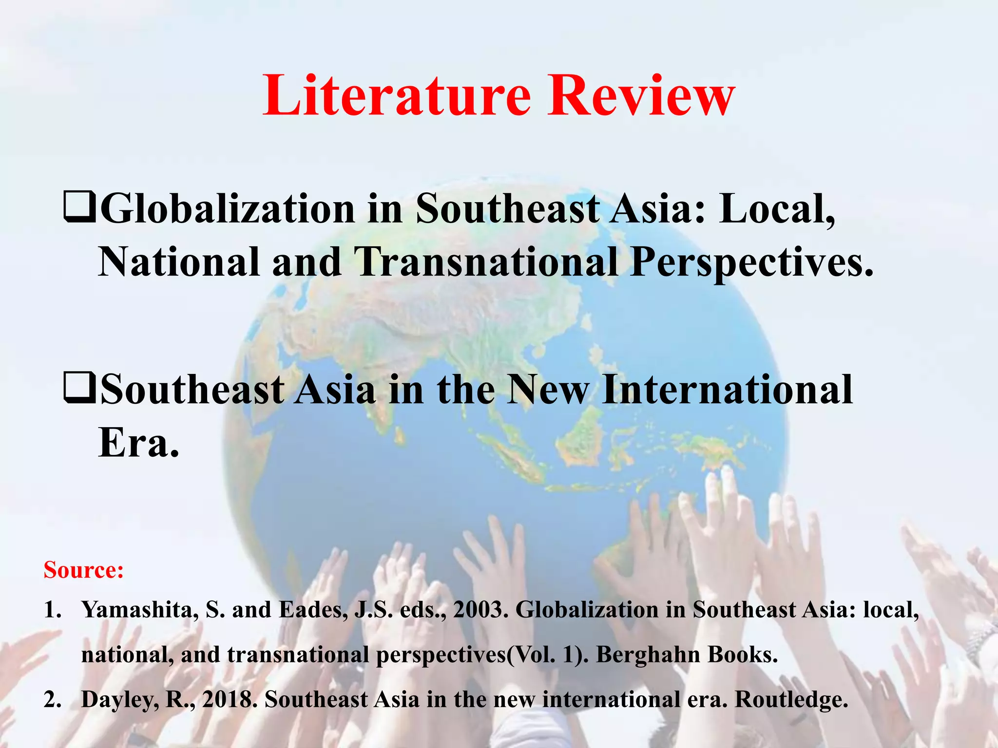 Globalization in Southeast Asia | PPTX
