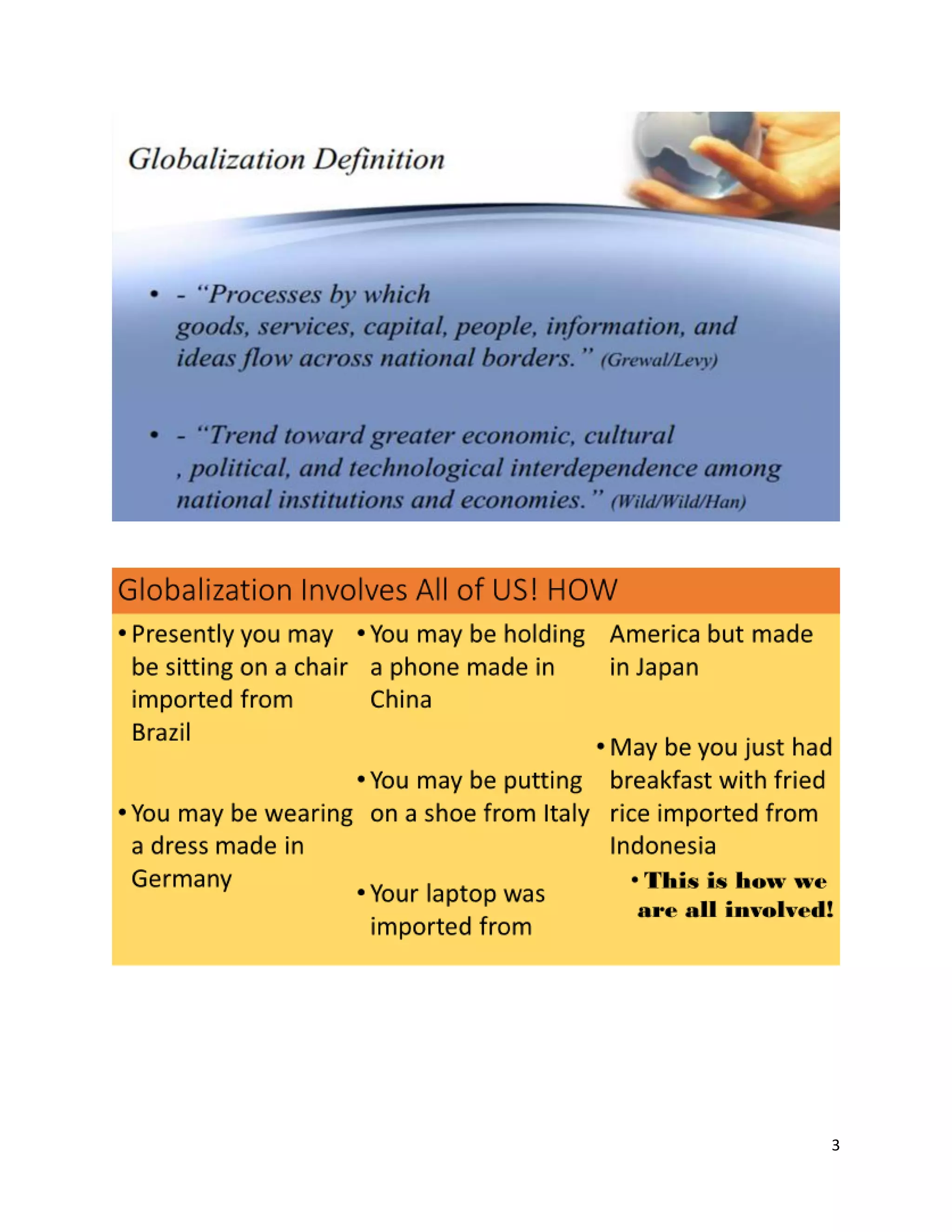 GLOBALIZATION, INTERNET AND MARKET POSSIBILITIES | PDF