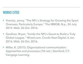 Globalization in the NFL | PPT