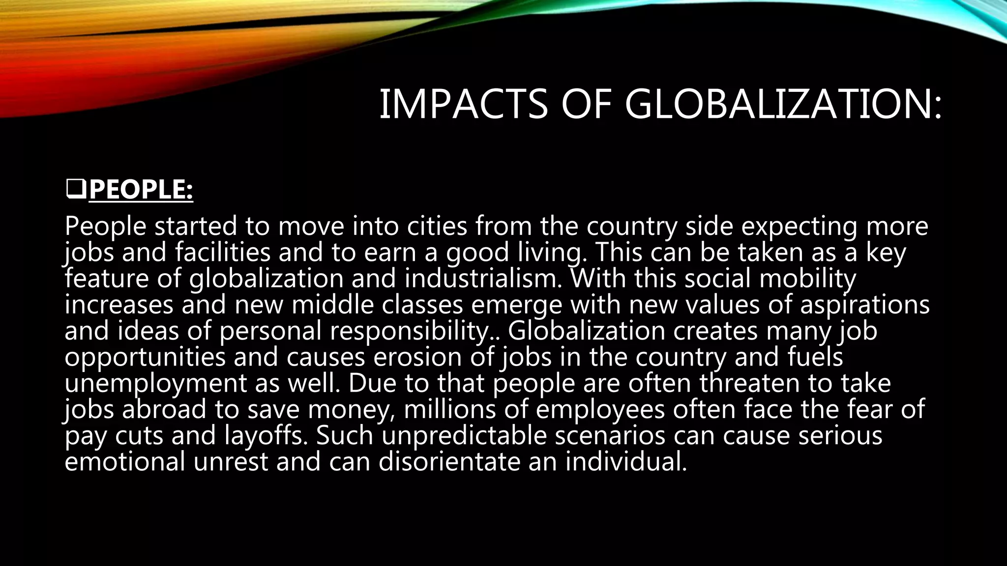 Globalization & its positive effects | PPTX