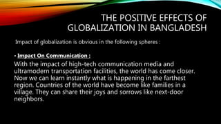 Globalization & its positive effects | PPTX | Economy | Business and ...