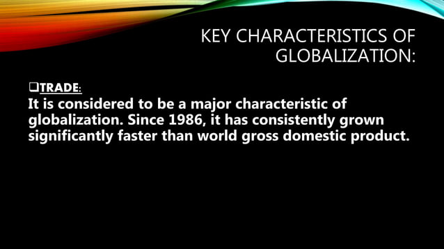 Globalization & its positive effects | PPTX | Economy | Business and Finance