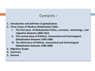 Globalization of 20th century | PPTX
