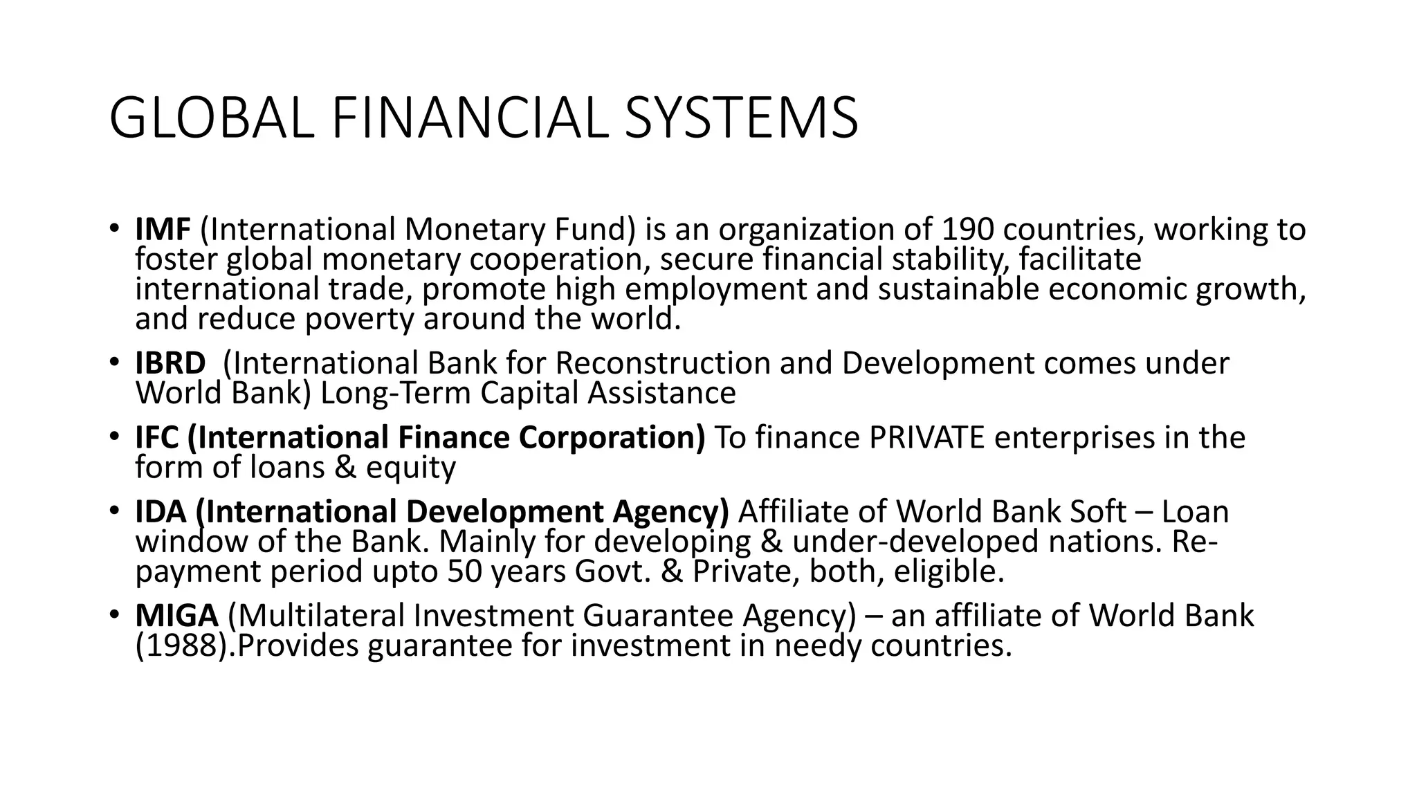 Globalization of Financial Markets in detail | PPTX